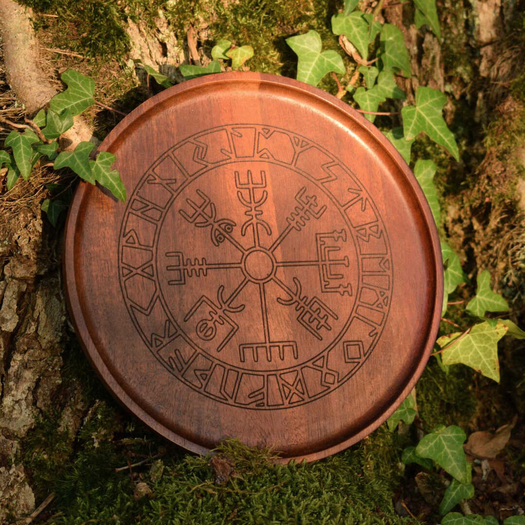 Viking Plate, Medieval Plate, Celtic Plate, Wooden Plate, Wooden Bowl ...