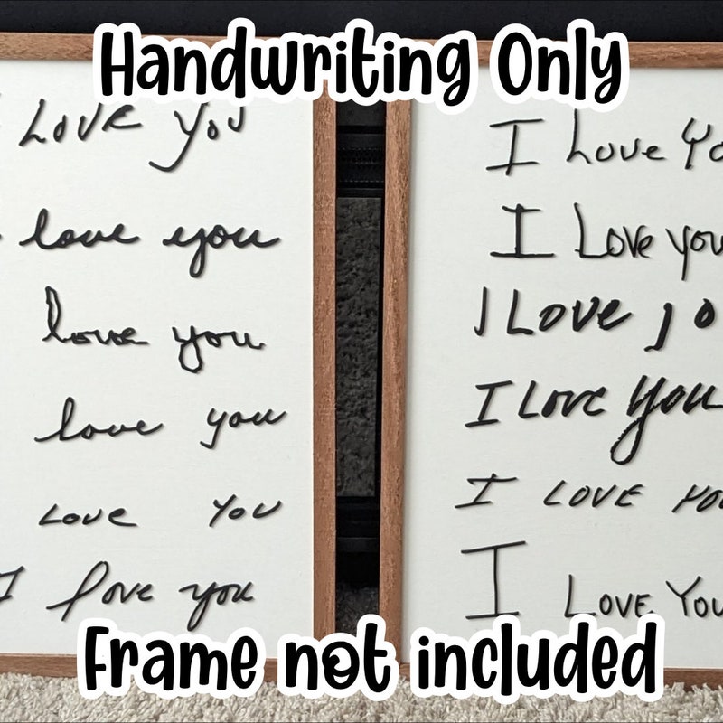 Handwriting Wall Art - Etsy