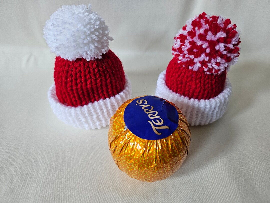 Santa Hat Chocolate Orange Covers Hand Knitted - Etsy