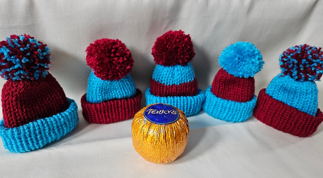 Aston Villa / West Ham United / Burnley FC - Christmas Santa Bobble Hat ...