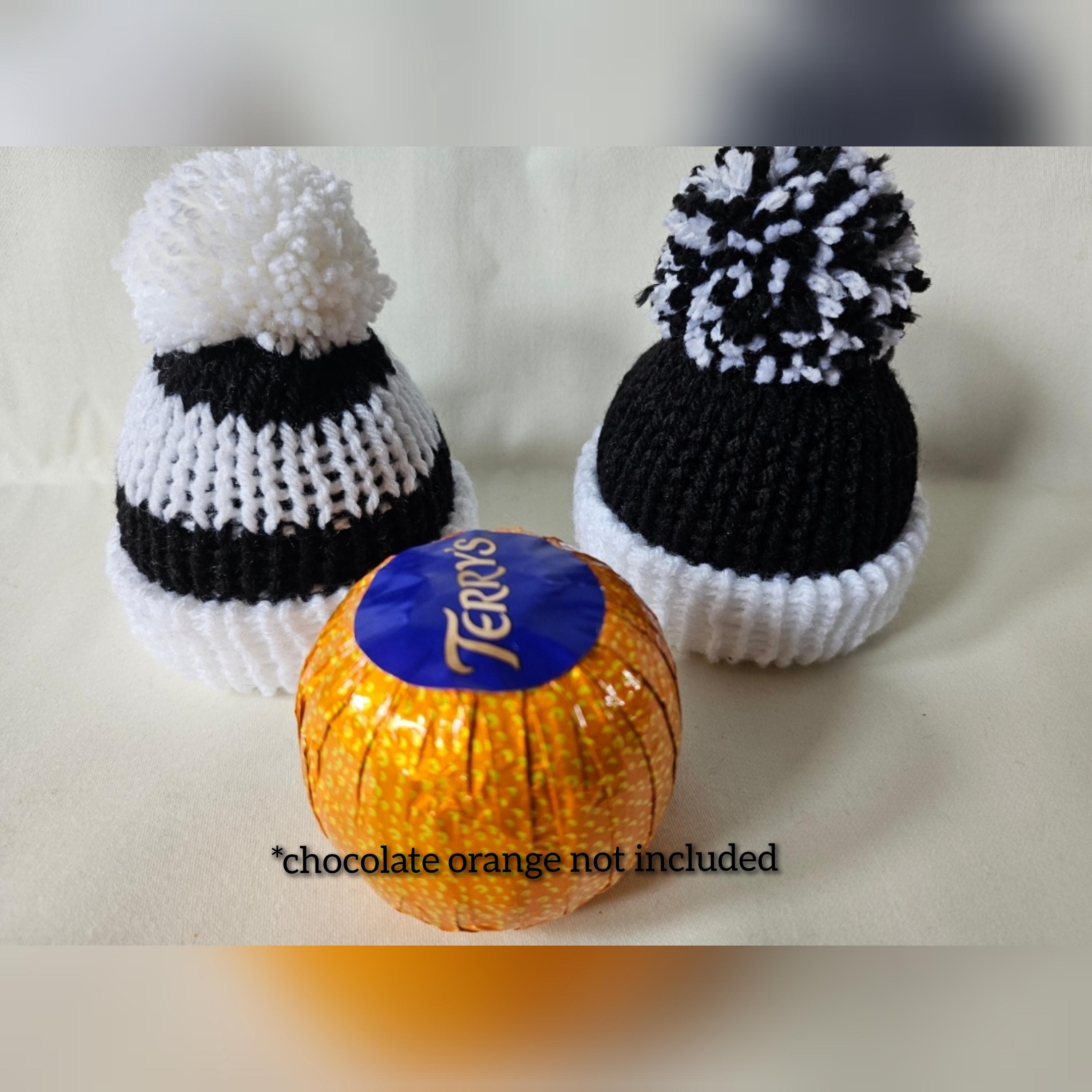 Derby County FC Christmas Santa Hat Chocolate Orange Covers Hand Knitted Stocking Fillers Secret Santa Etsy UK