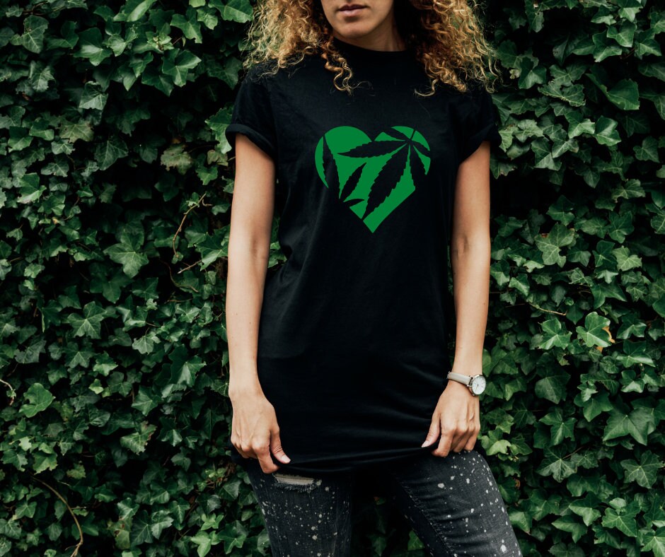 Weed Marijuana Ganja Heart SVG PNG JPG Digital Download Cut File - Etsy