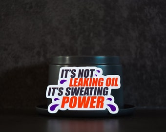 Leaking Oil Sticker - Etsy