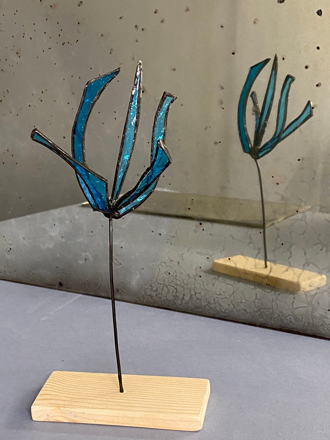 Stain Glass Flowers, Suncatchers, Stain Glass Decor - Etsy