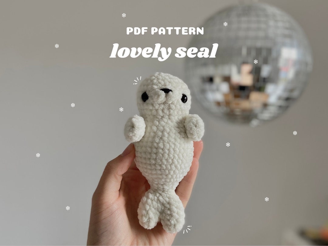 Cute Crochet Seal Pattern | Lovely Seal by Lecromi - Etsy