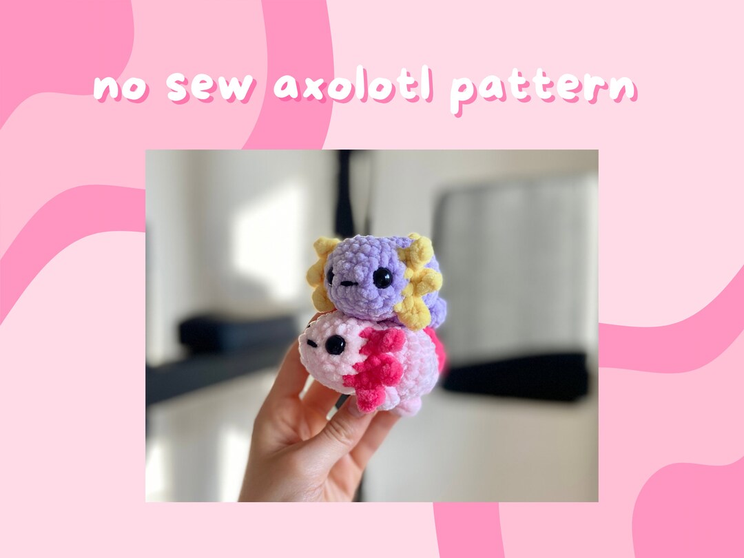 No Sew Axolotl Pattern - Etsy
