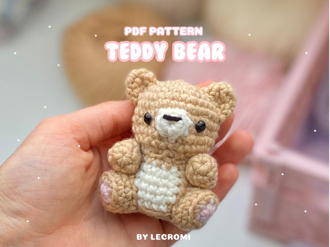 Crochet Teddy Bear Pdf Pattern by Lecromi - Etsy