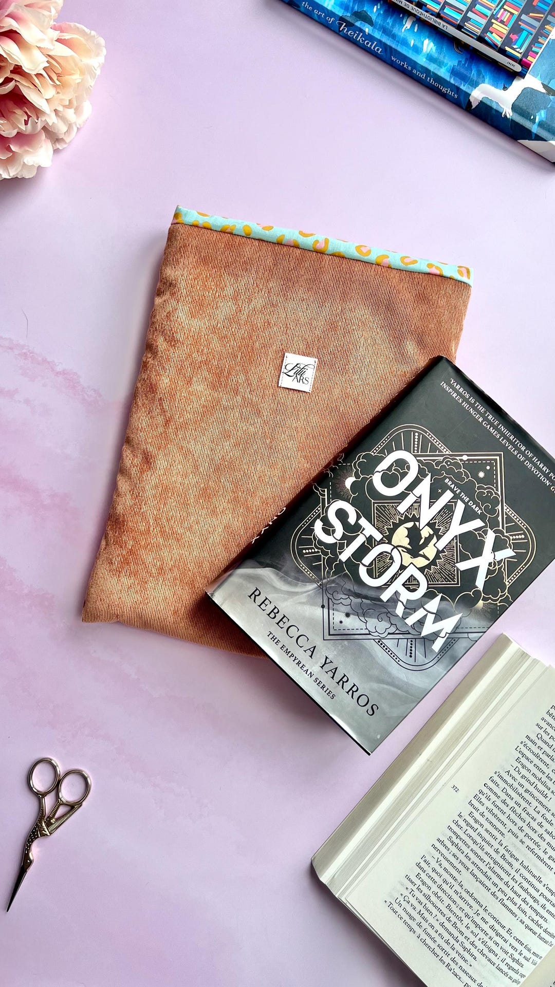 Curderoy Velvet and Leopard Print Book or Novel Cover - Autumn ...