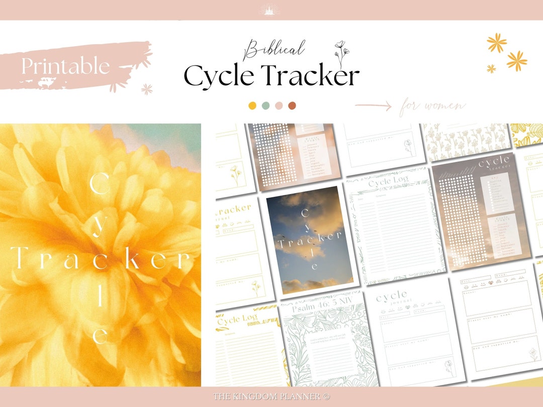 Cycle Tracker | Instant Download | Period Tracker | Planner | Digital ...