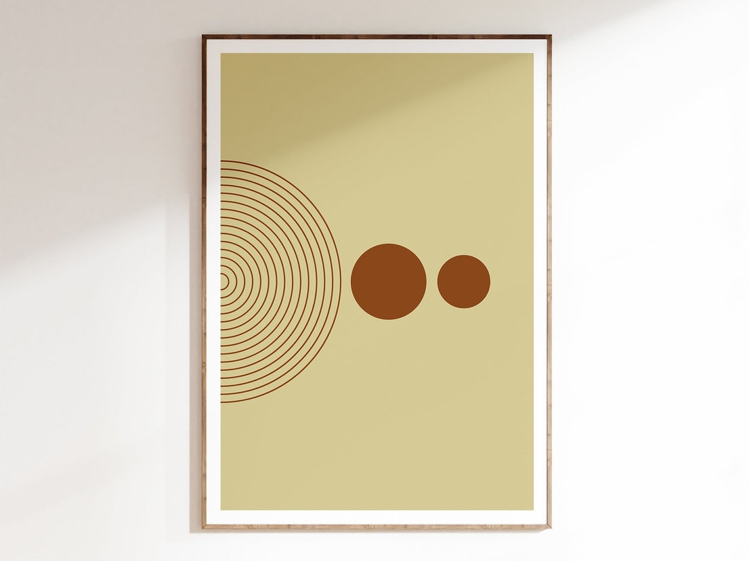 Mid Century Modern Wall Art Print, Mid Century Art Work, Mid Century ...