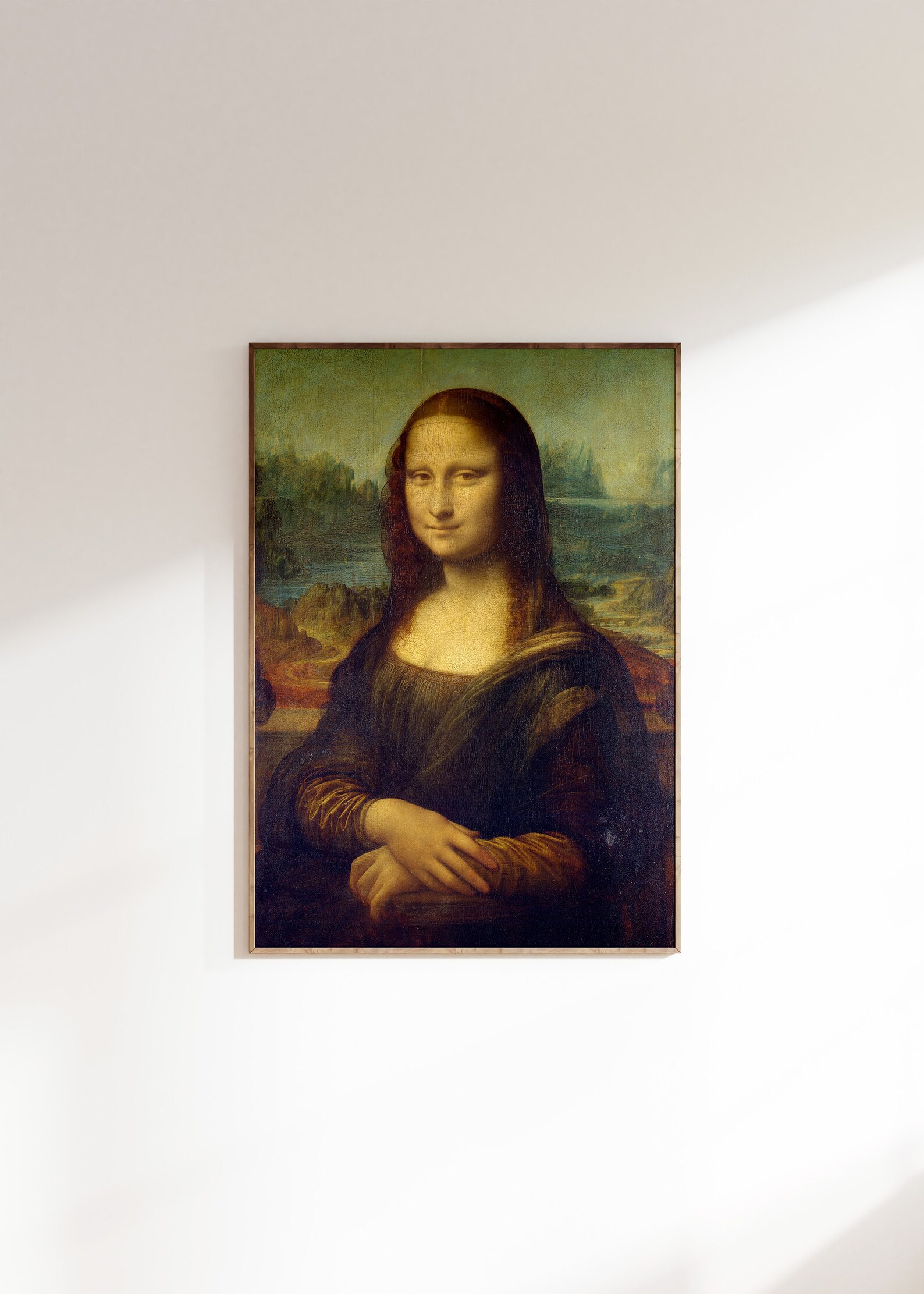 Leonardo Da Vinci, Mona Lisa, Famous Painting, Vintage Print ...