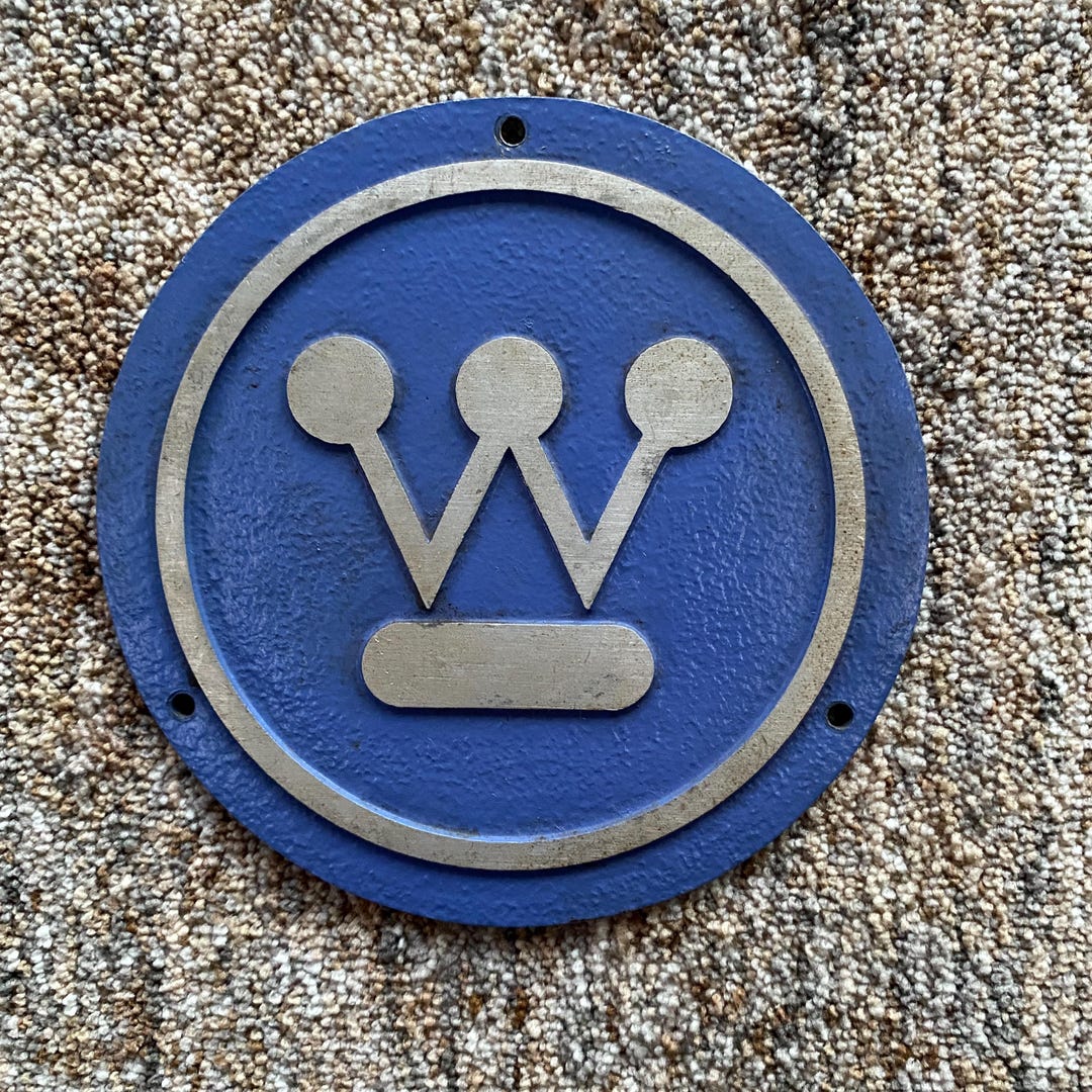 Vintage Westinghouse Logo Aluminum Equipment Badge/sign - Etsy