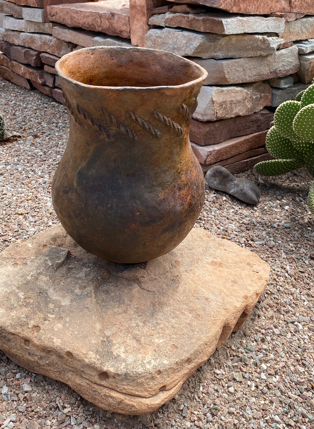 Large Traditional Navajo Pinon Pitch Pot - Etsy