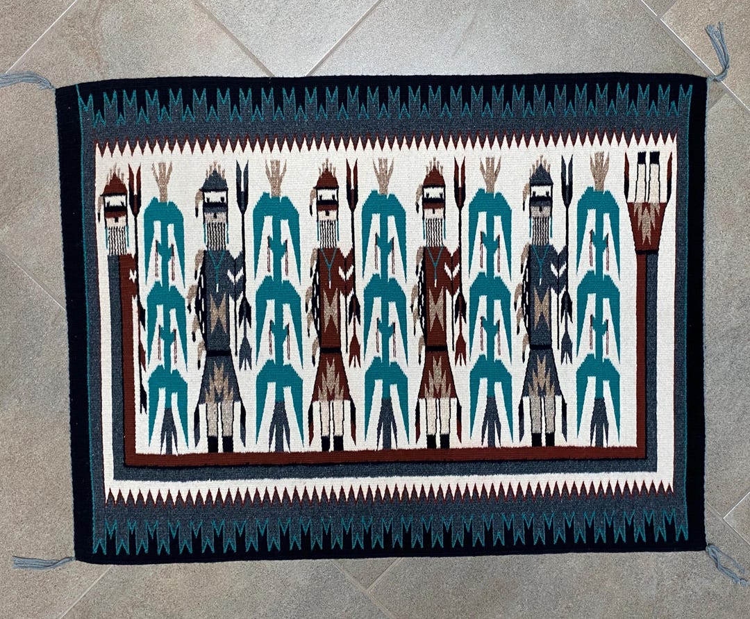 Navajo Corn Maiden Style Rug - Etsy