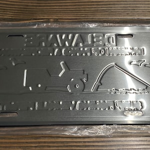 Delaware Surf Fishing License Plate Tag - Etsy