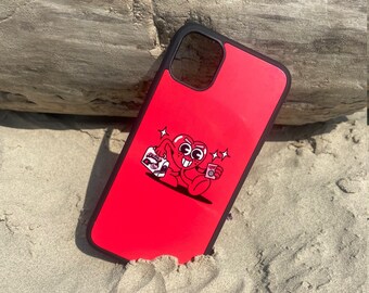 Red Heart Phone Case - Etsy