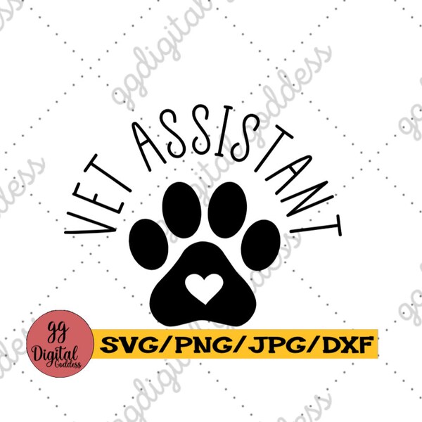 Vet Assistant Svg - Etsy
