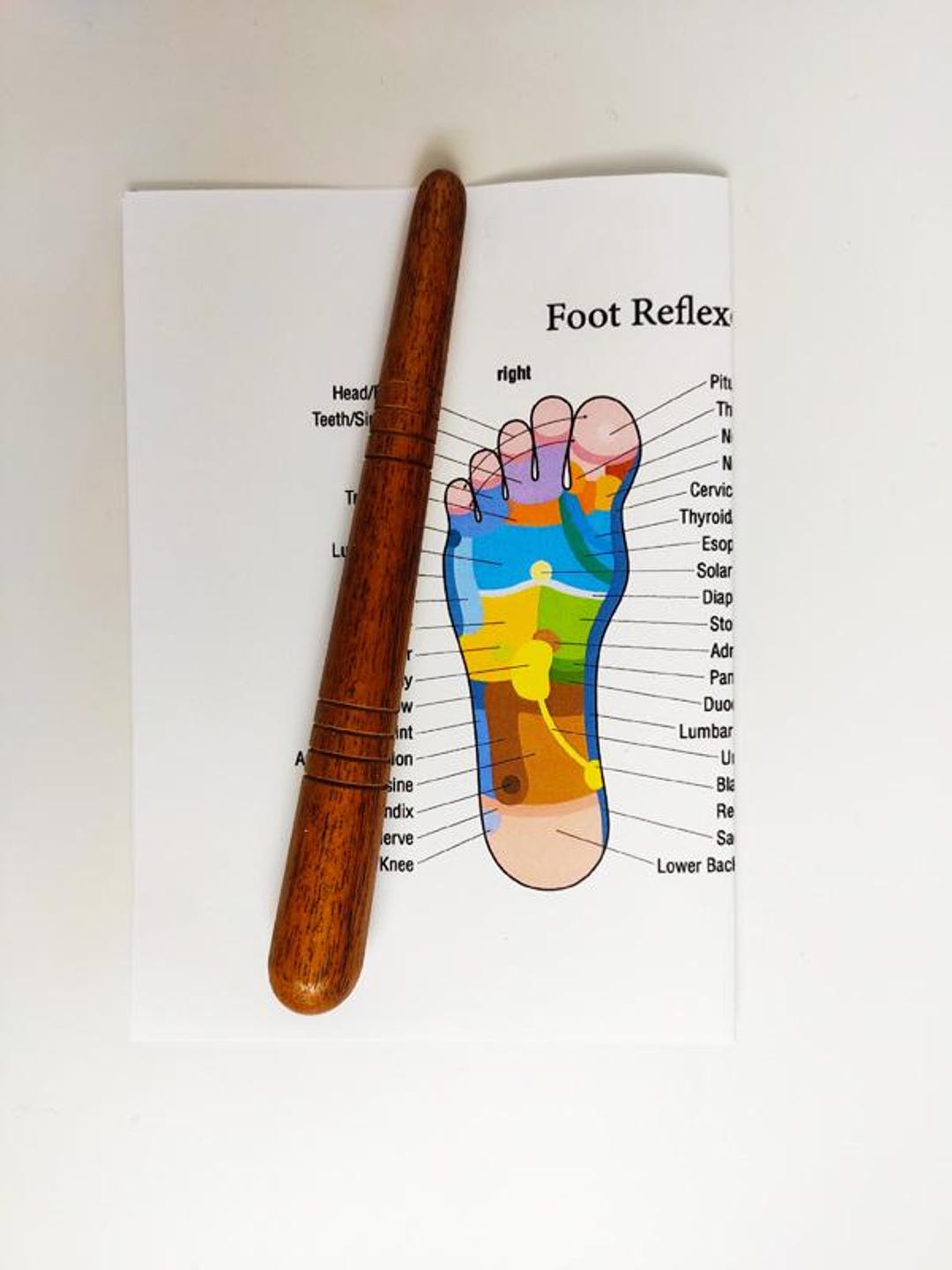 Thai Foot Massage Stick, Thai Reflexology Tool Made of Exotic Wood - Etsy