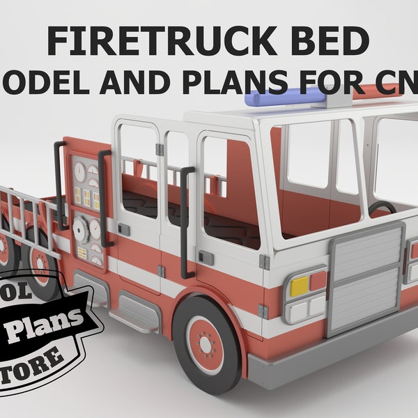 Firetruck Bed Plans - Etsy