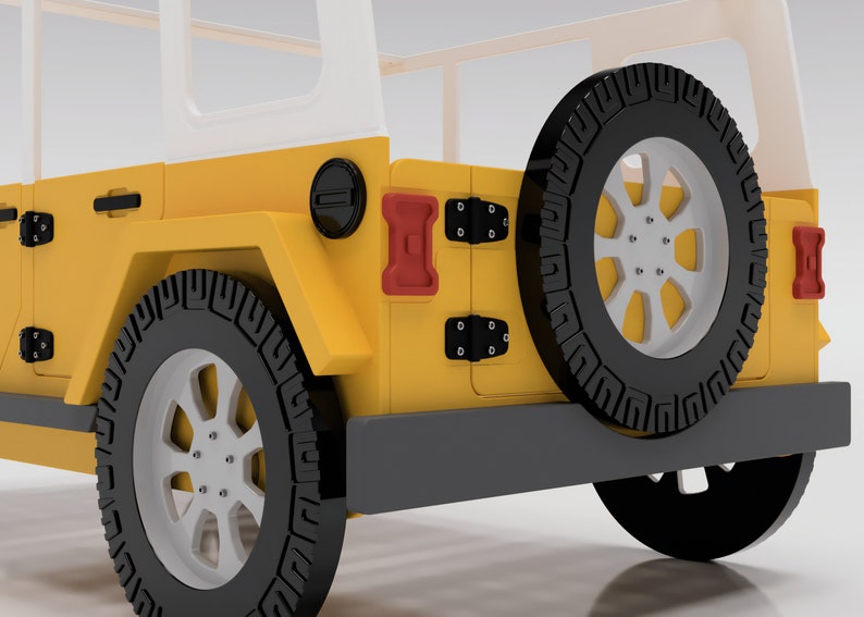 Jeep Wrangler Bed for Kids 1900x900 Mm. Plans, Models for Cnc Milling ...