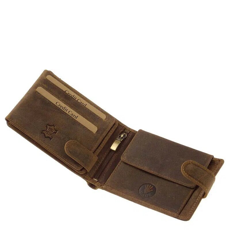 Real Leather, Embossed, Bi-fold Wallet, Harvester, Gift for Farmers - Etsy