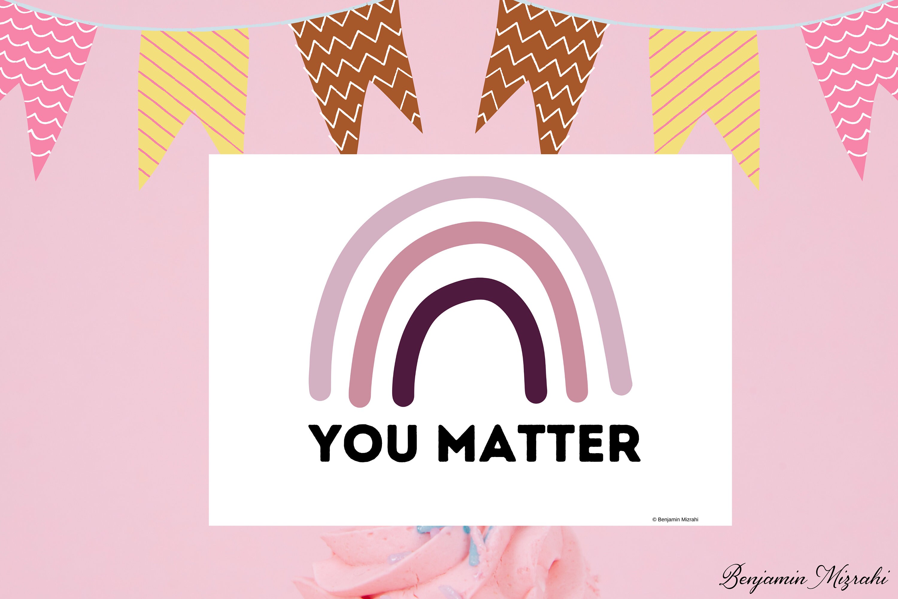 You Matter Poster - Inspirational Home Decor You Matter - Growth ...