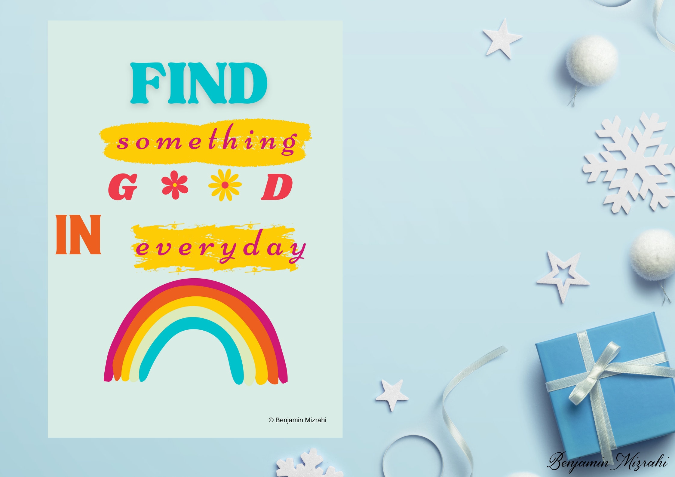 Find Something Good in Everyday Print - Motivational Poster Positivity ...