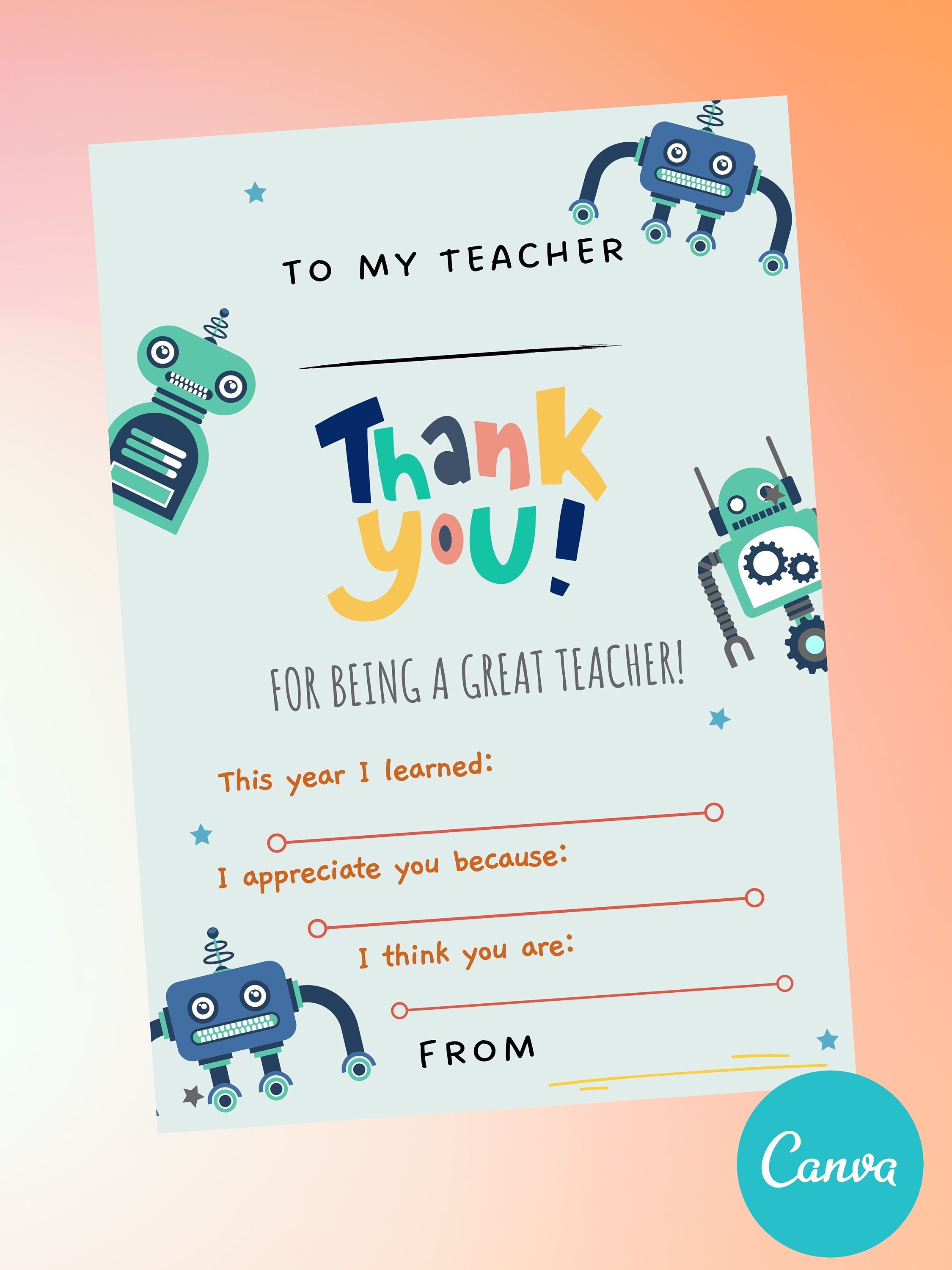 Teacher Appreciation Week Printable Thank You Coloring Page, Teacher ...
