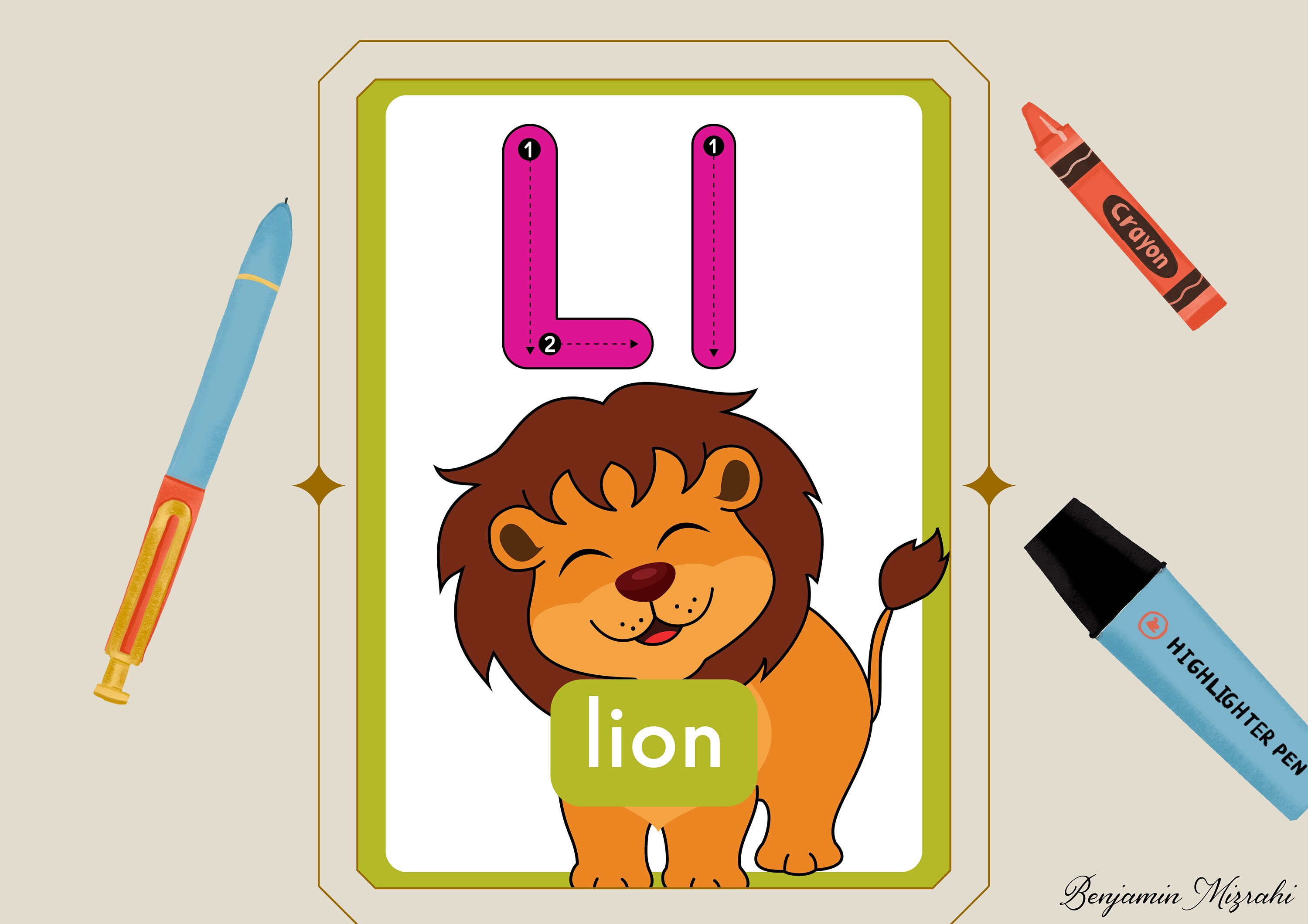 Upper & Lowercase Alphabet Tracing Cards Letters A to Z 26 - Etsy