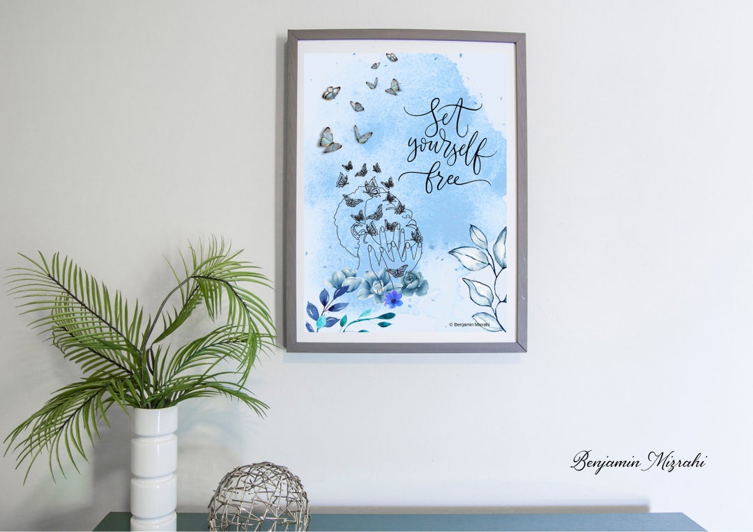 Positive Quote Printable Counselor Wall Art Psychology Quote Mental ...