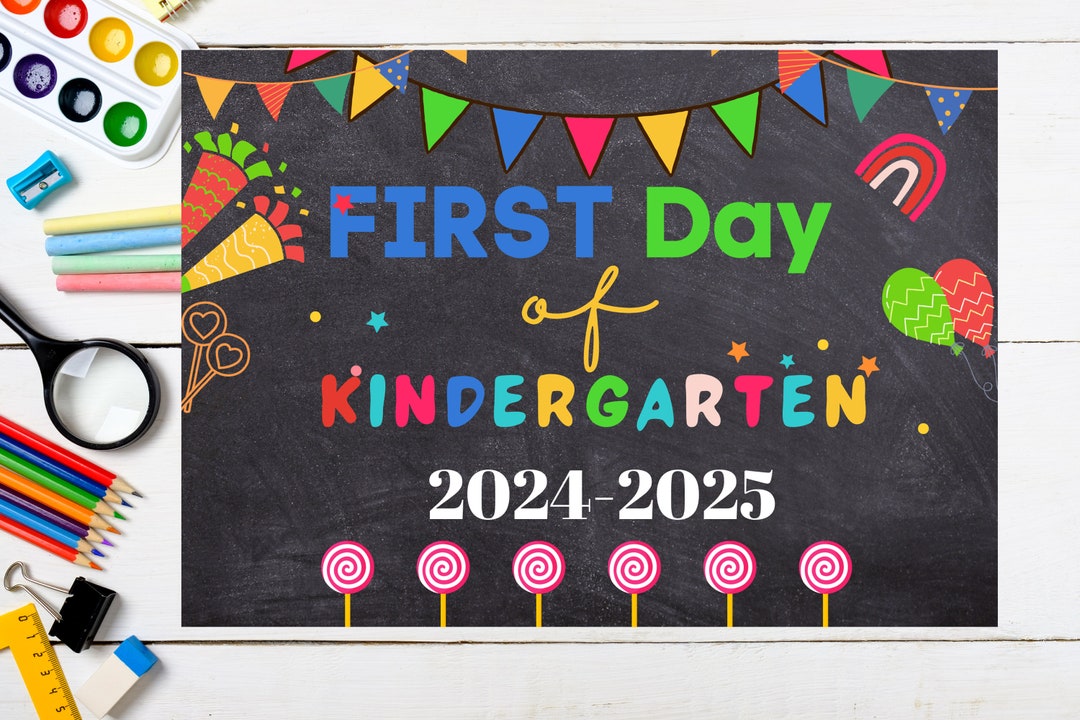 Editable School Milestone Board - First Day of School Sign (digital ...