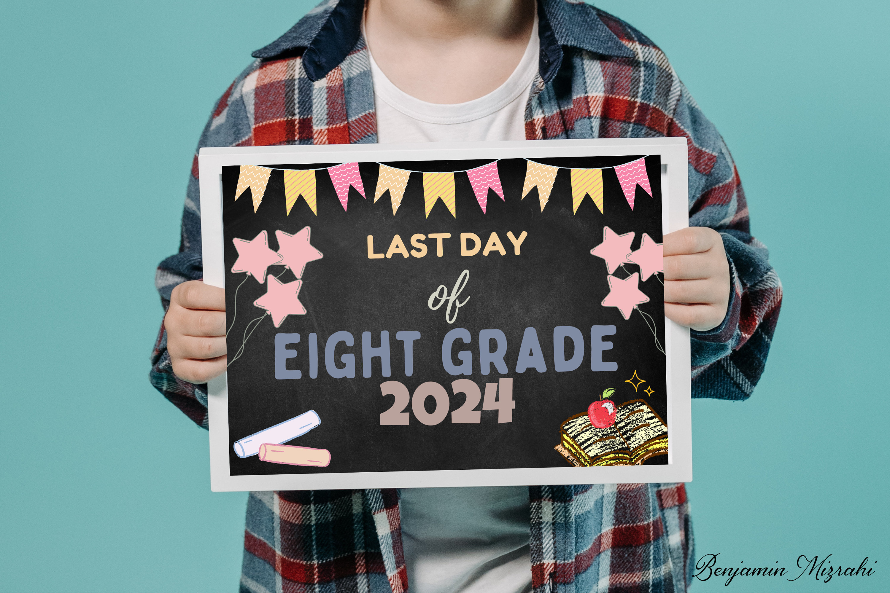 Last Day of School Printable Chalkboard Signs instant Download Last Day ...