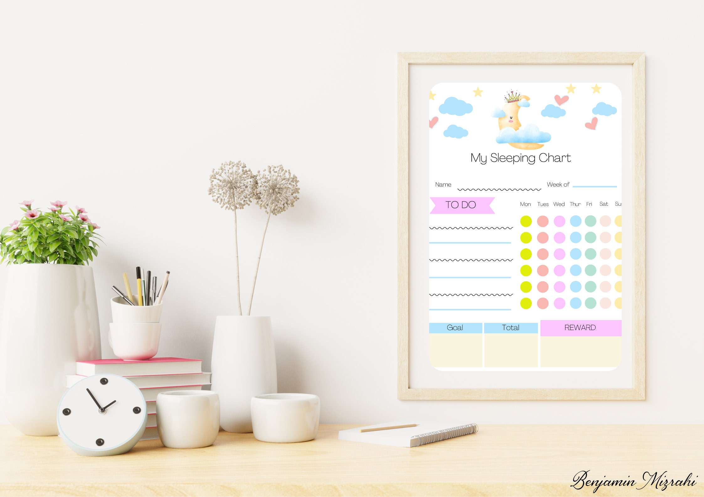 Sleeping Chart for Kids Toddlers and Preschoolers Kids - Etsy