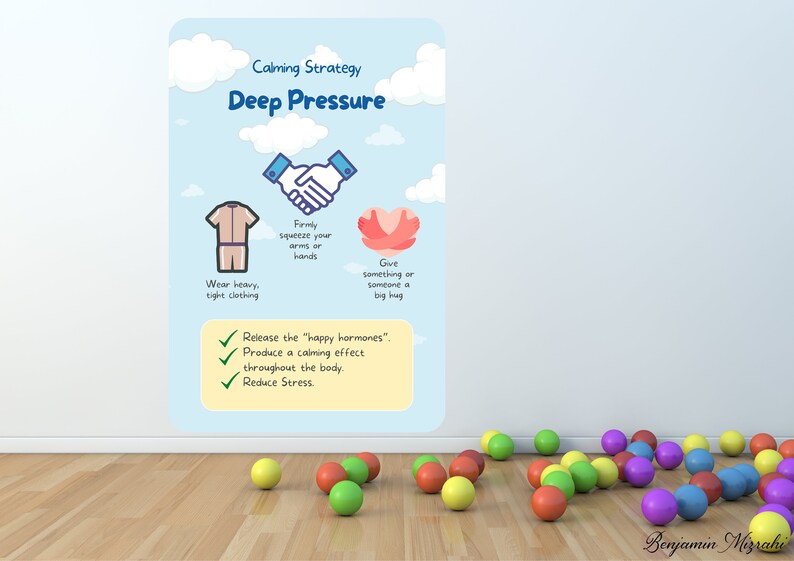 5 Calming Techniques - Calm-down Corner Posters Print Educational Wall ...