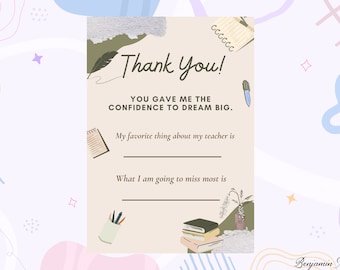 Teacher Appreciation Week Printable, Teacher Card, Teacher Printable ...