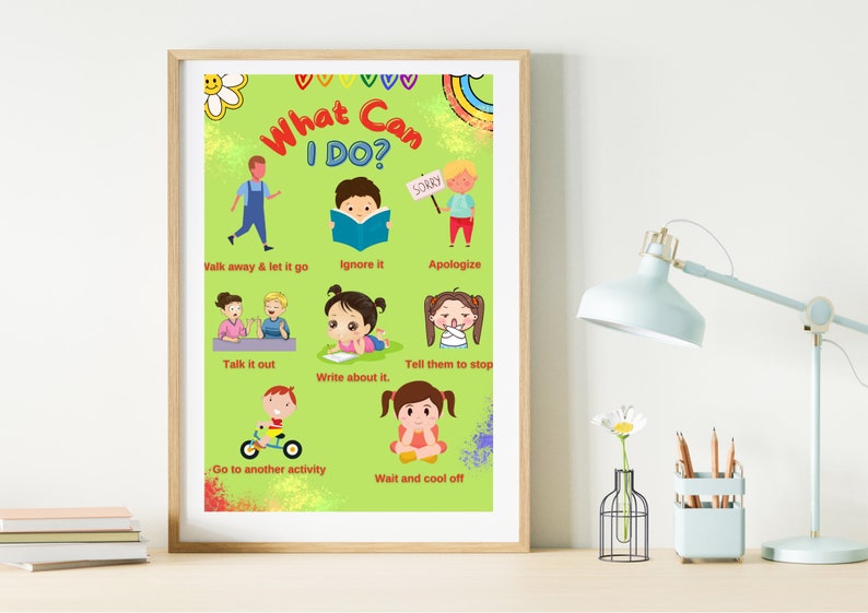 What Can I Do Problem Solving Poster for Kids - Classroom Management ...