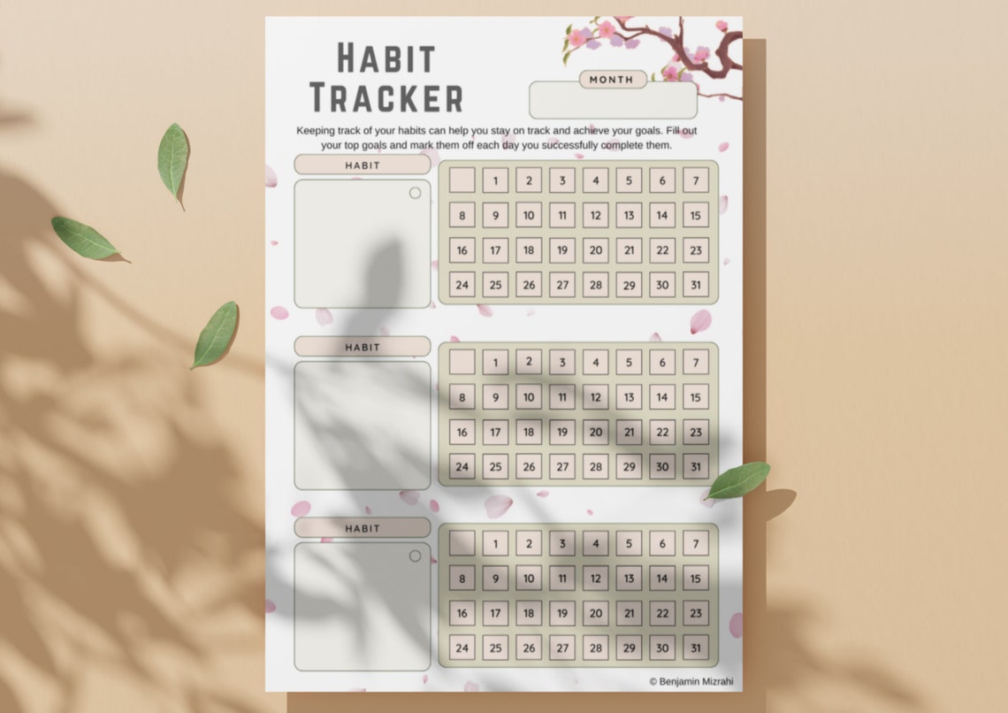 Habit Tracker | Activity Tracker | Goal Planner | Tasks Planner ...