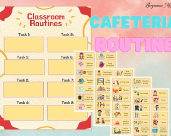 Editable Routine Schedule Cards Checklist Chart for Kids or - Etsy