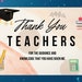 Teacher Appreciation Thank You Card End of Year Printable - Etsy