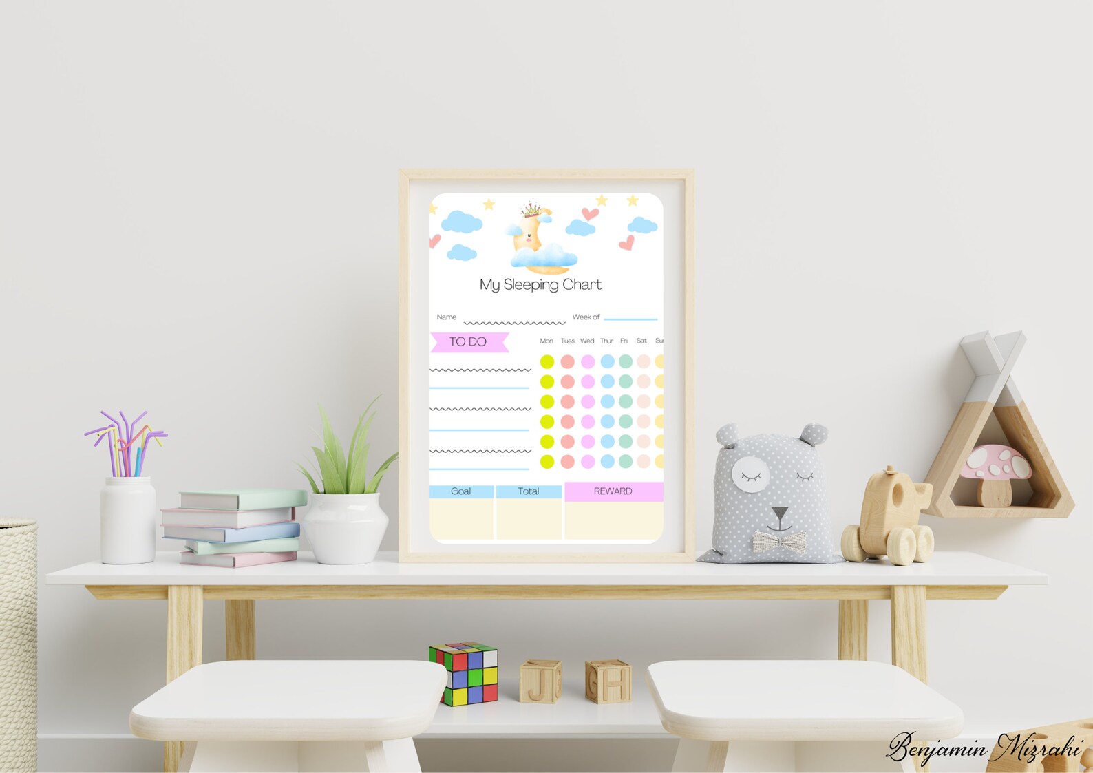 Sleeping Chart for Kids Toddlers and Preschoolers Kids - Etsy