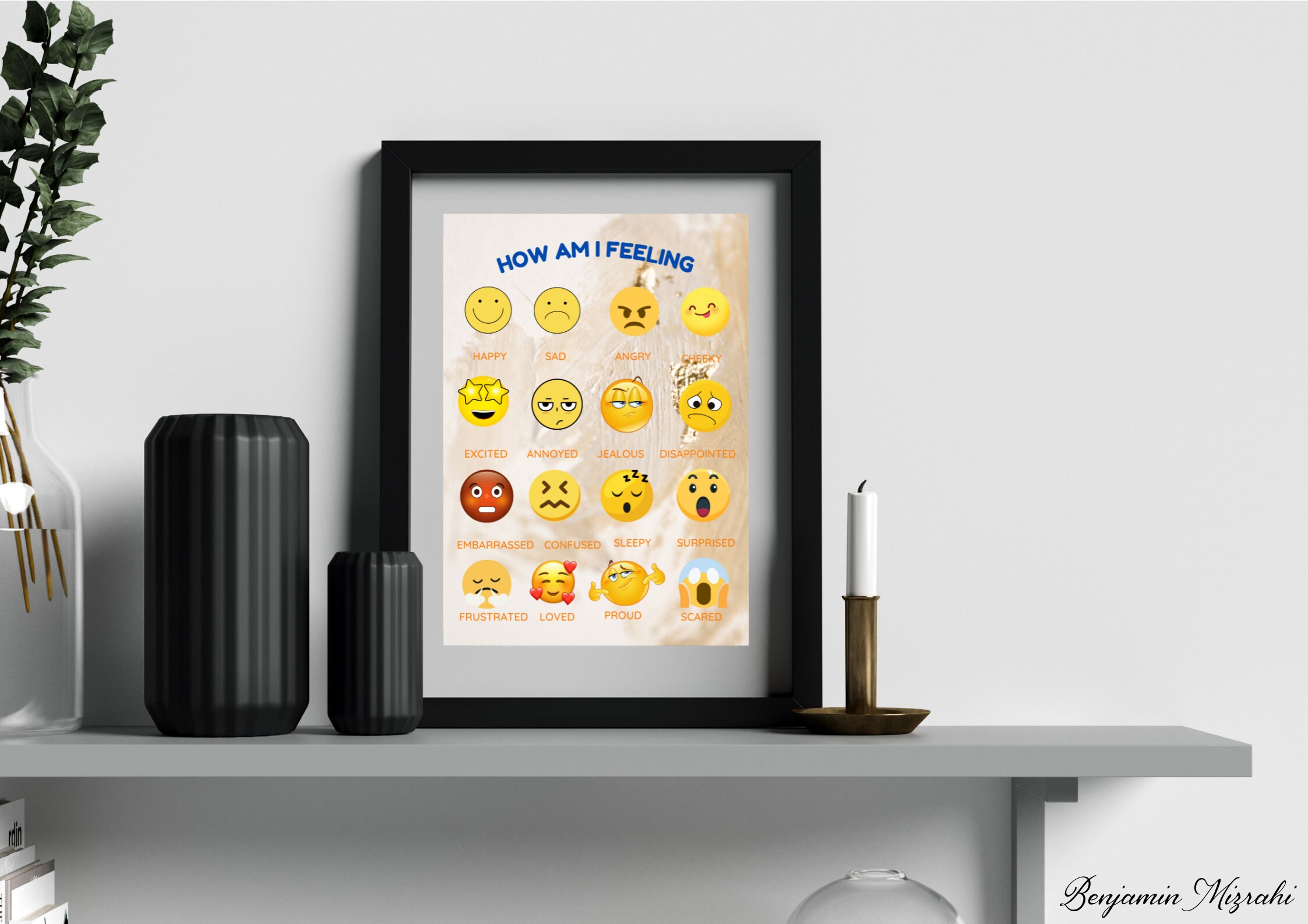 How Am I Feeling Emotions Poster Feelings and Emotions Print - Etsy