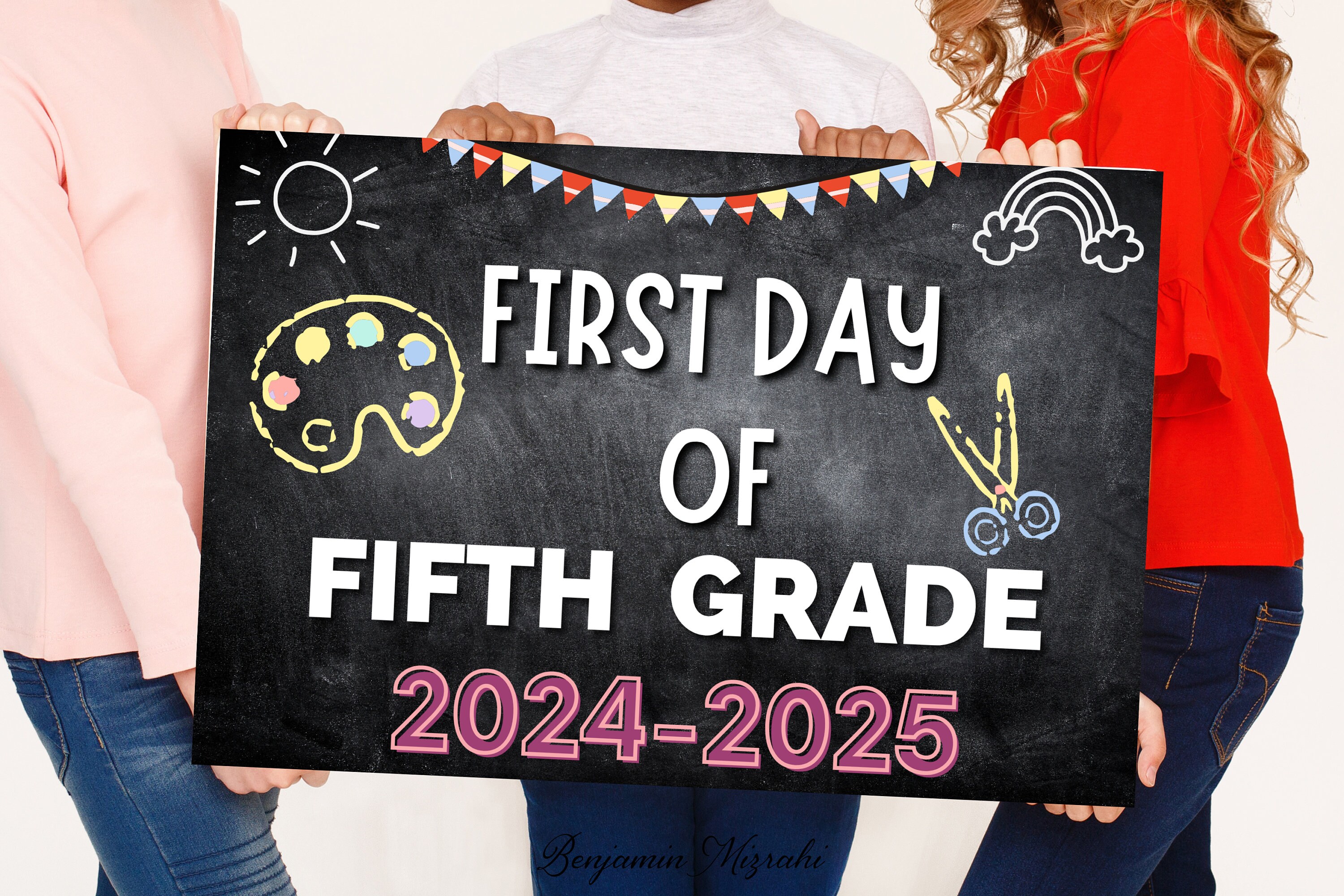 Editable First or Last Day of School Sign - Any Grade Sign for Boy or ...