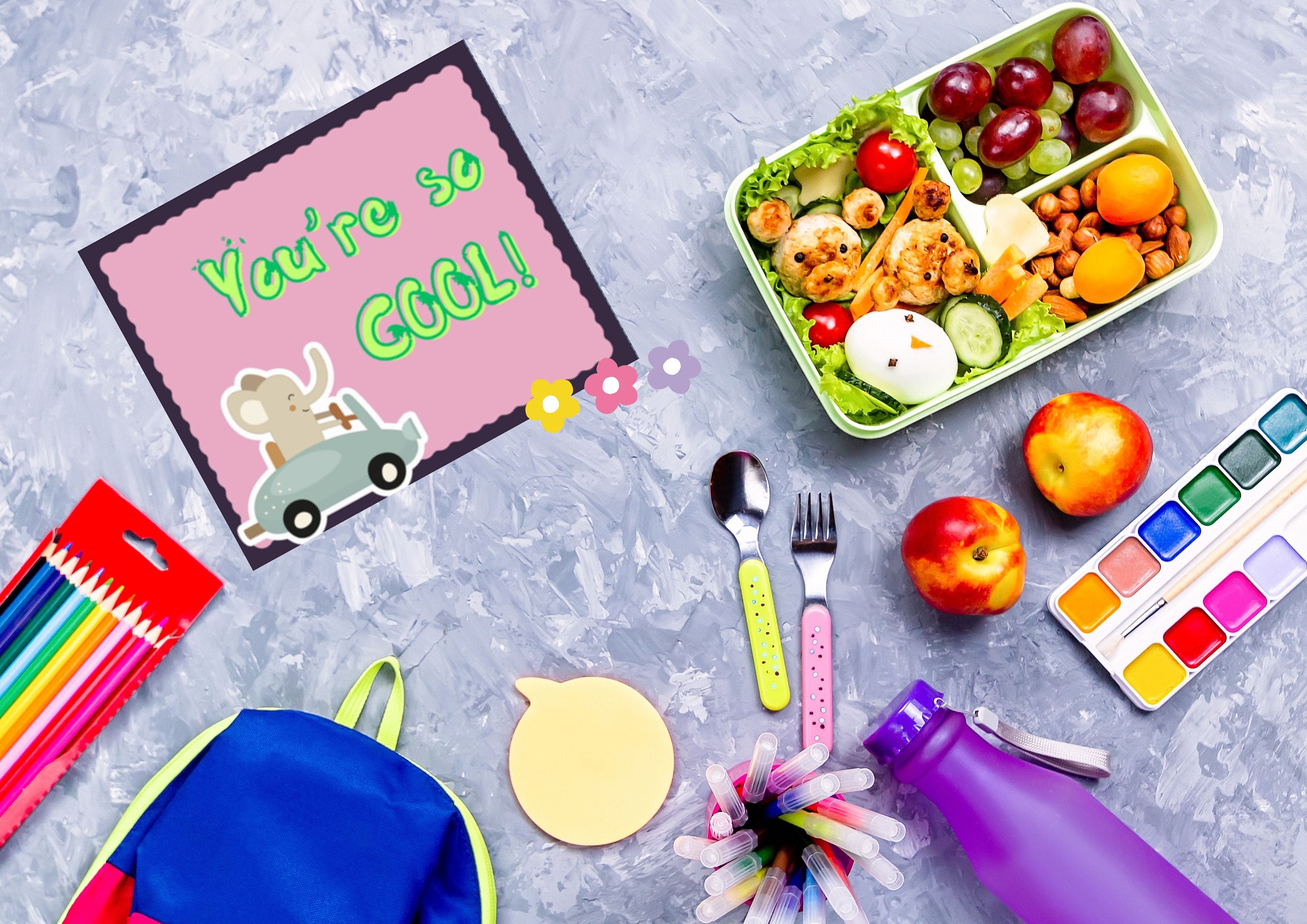 Printable Lunchbox Sweet Notes, Lunchbox Notes, Lunchbox Motivation ...