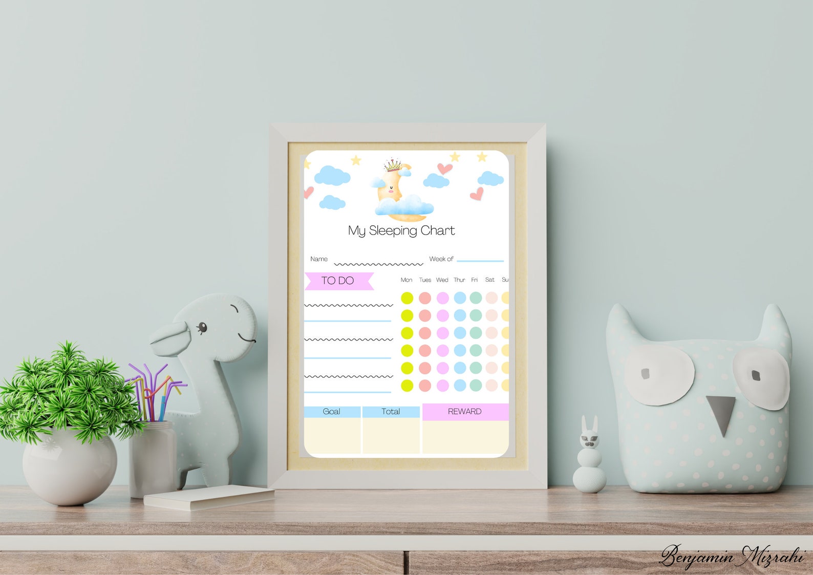 Sleeping Chart for Kids Toddlers and Preschoolers Kids - Etsy