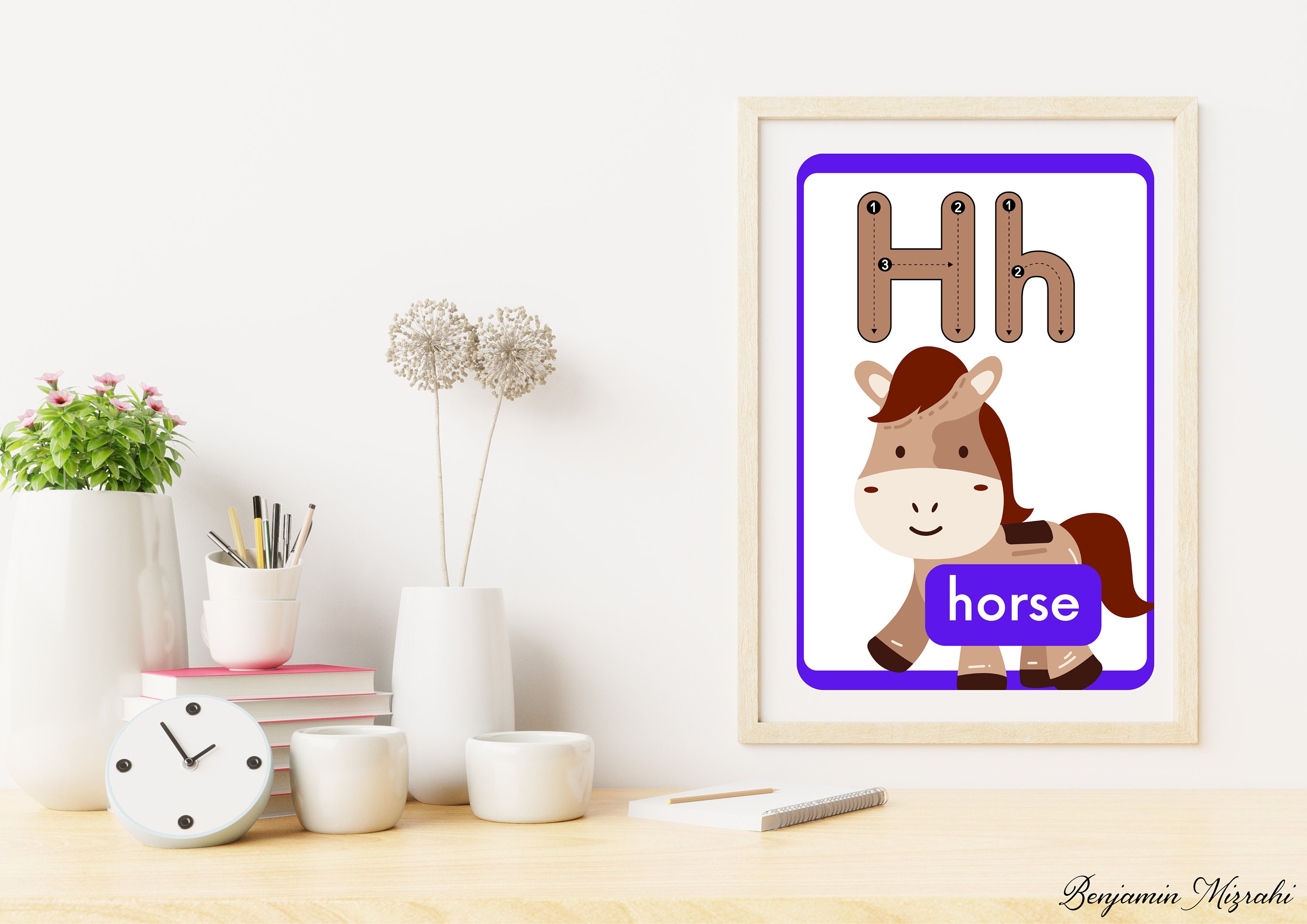 Upper & Lowercase Alphabet Tracing Cards, Letters A to Z, 26 Alphabet ...