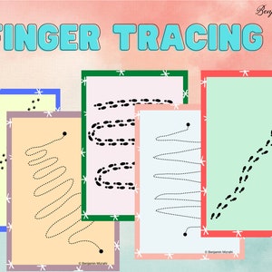 Mindfulness Finger Tracing Calming Printable Cards | Calm Down Corner ...