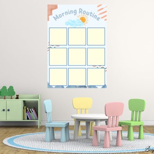 Behavior Chore Chart Cards for Kids | Editable Kids Daily Routine Cards ...