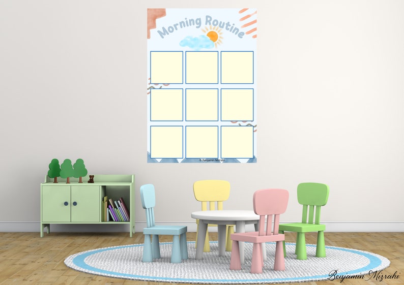 Behavior Chore Chart Cards for Kids | Editable Kids Daily Routine Cards ...