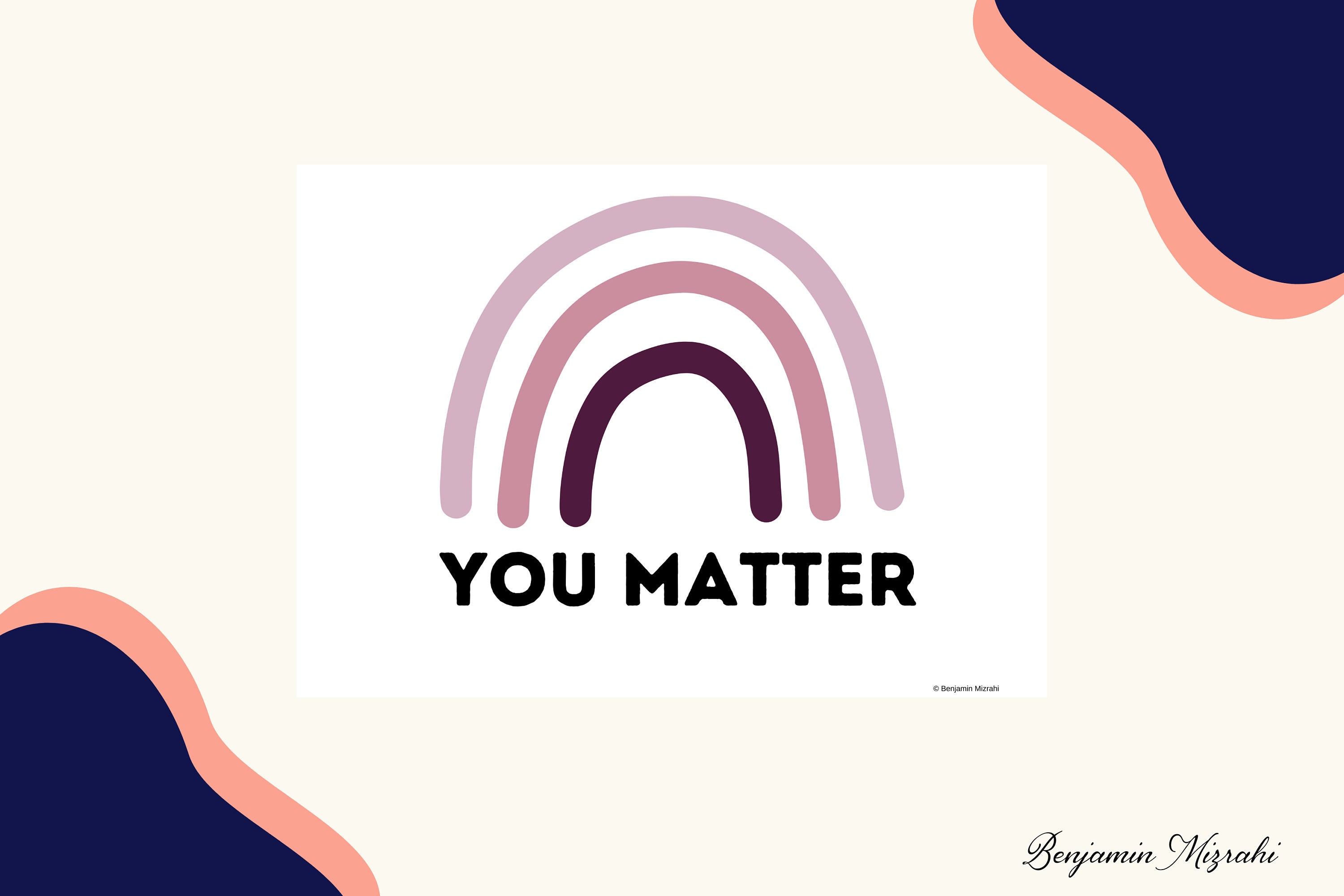 You Matter Poster - Inspirational Home Decor You Matter - Growth ...