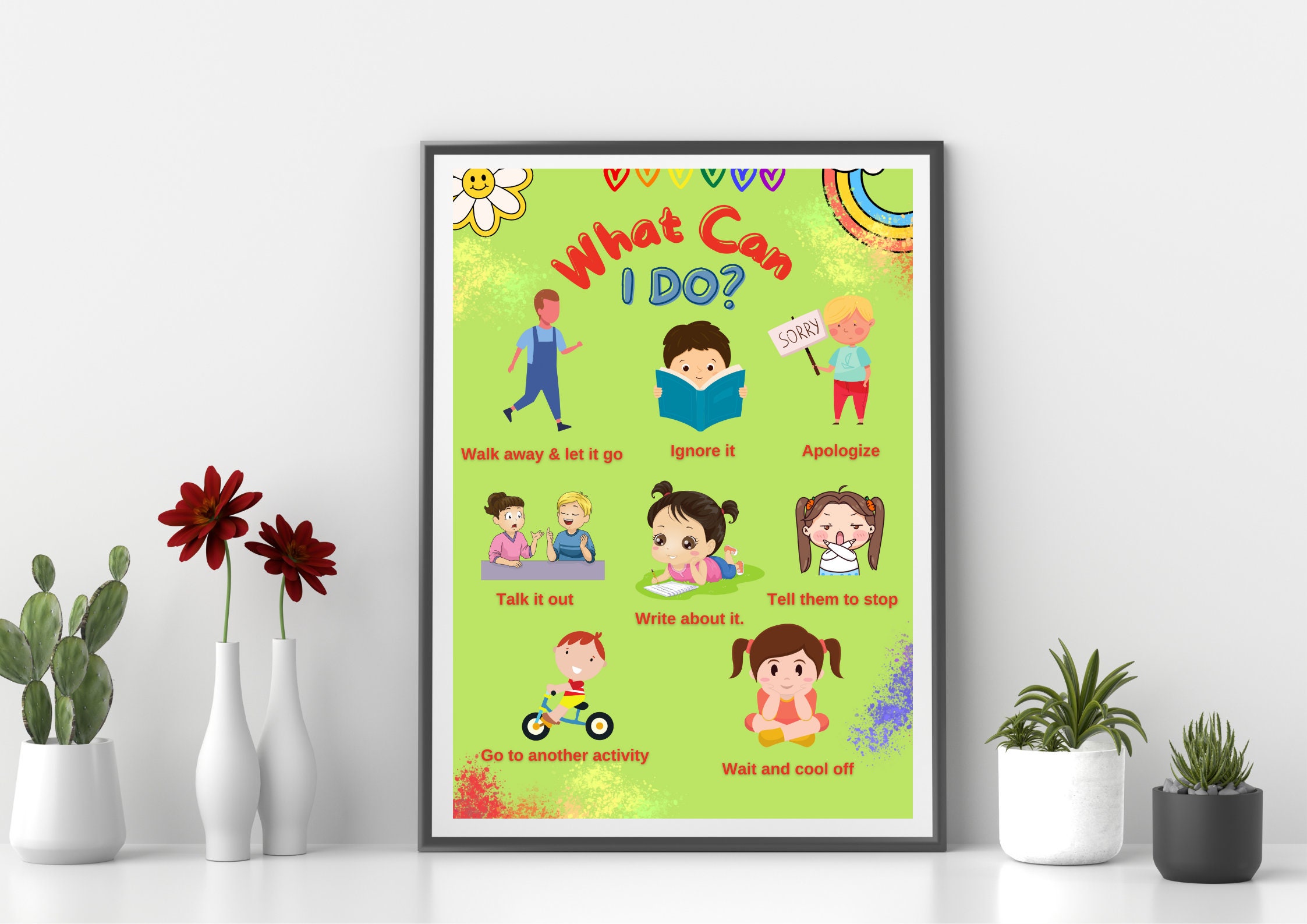 What Can I Do Problem Solving Poster for Kids Classroom Management ...